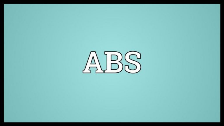 What Does ABS Mean in text? - GirlWithAnswers